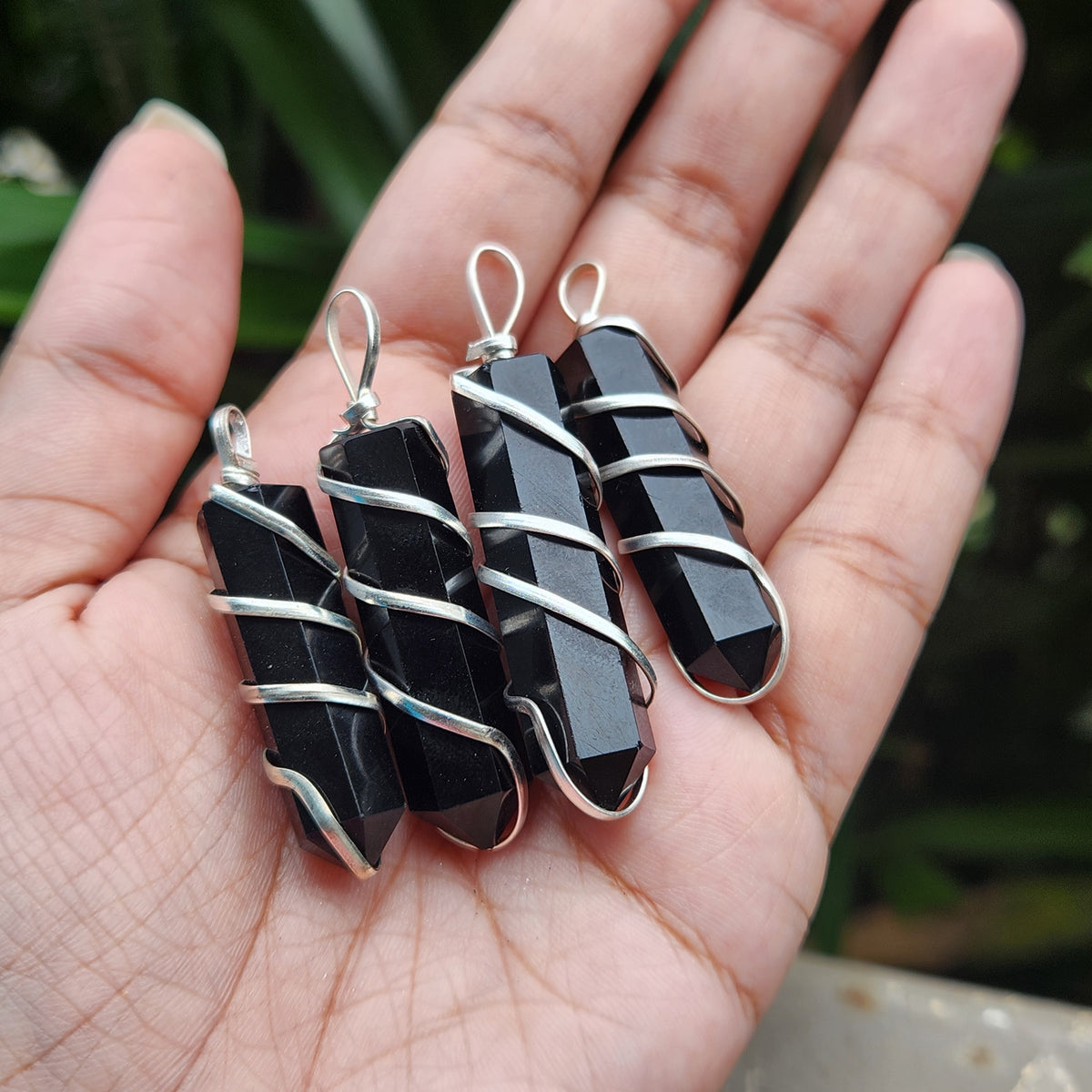 Buy Black Tourmaline Pencil Pendant Online - Know Price and Benefits ...