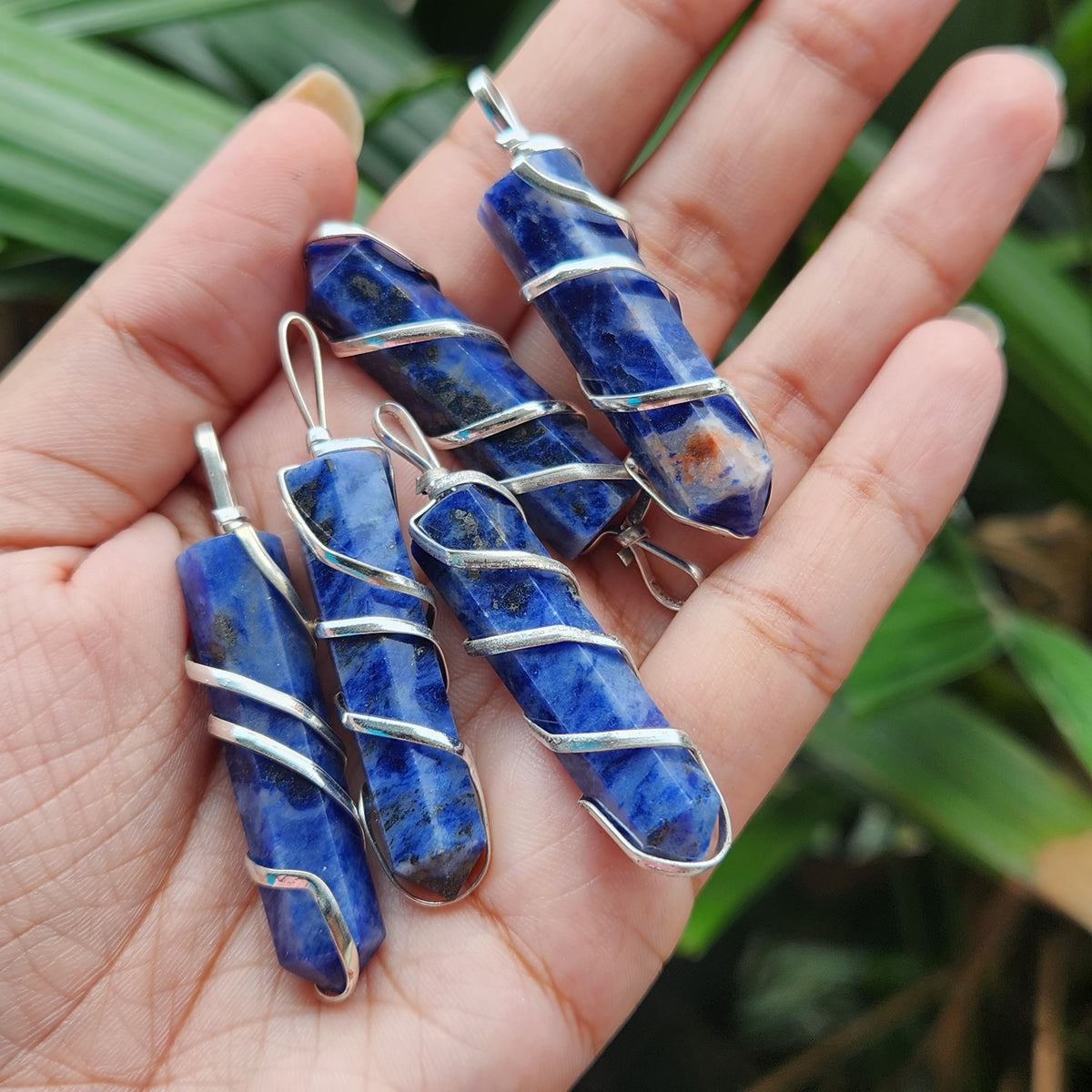 Buy Sodalite Pencil Pendants Online - Know Price and Benefits — My Soul ...