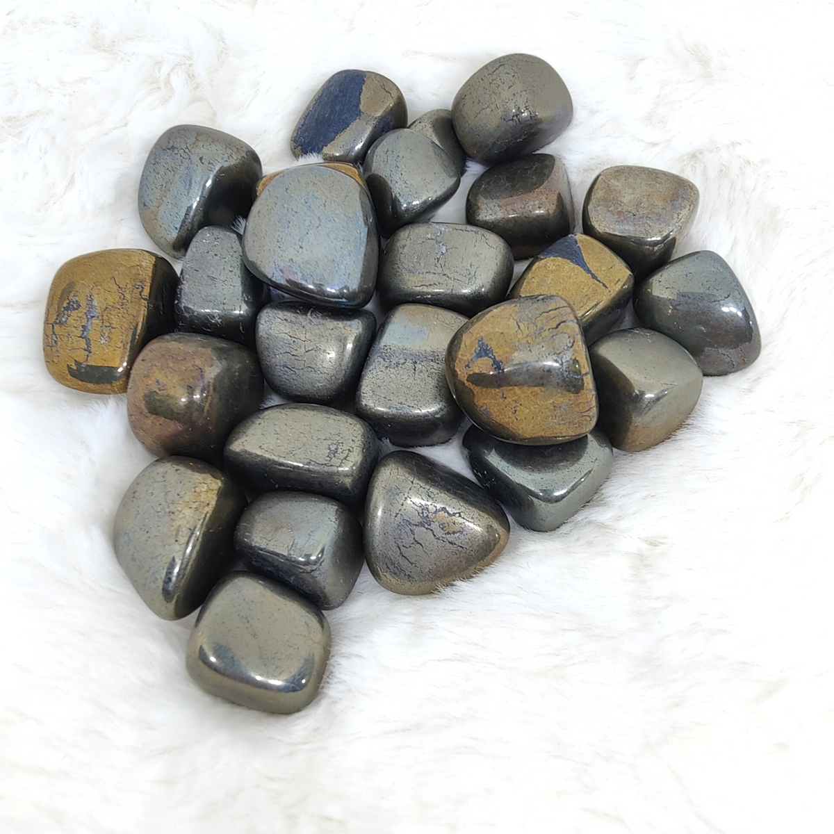 Buy Pyrite Tumbled Stones Online - Know Price and Benefits — My Soul Mantra